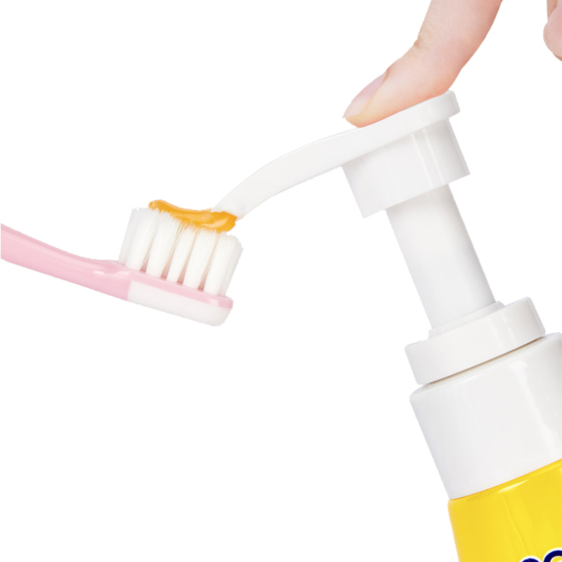 802 Orange Flavor Squeeze Pump ToothPaste For Kids Dental Care